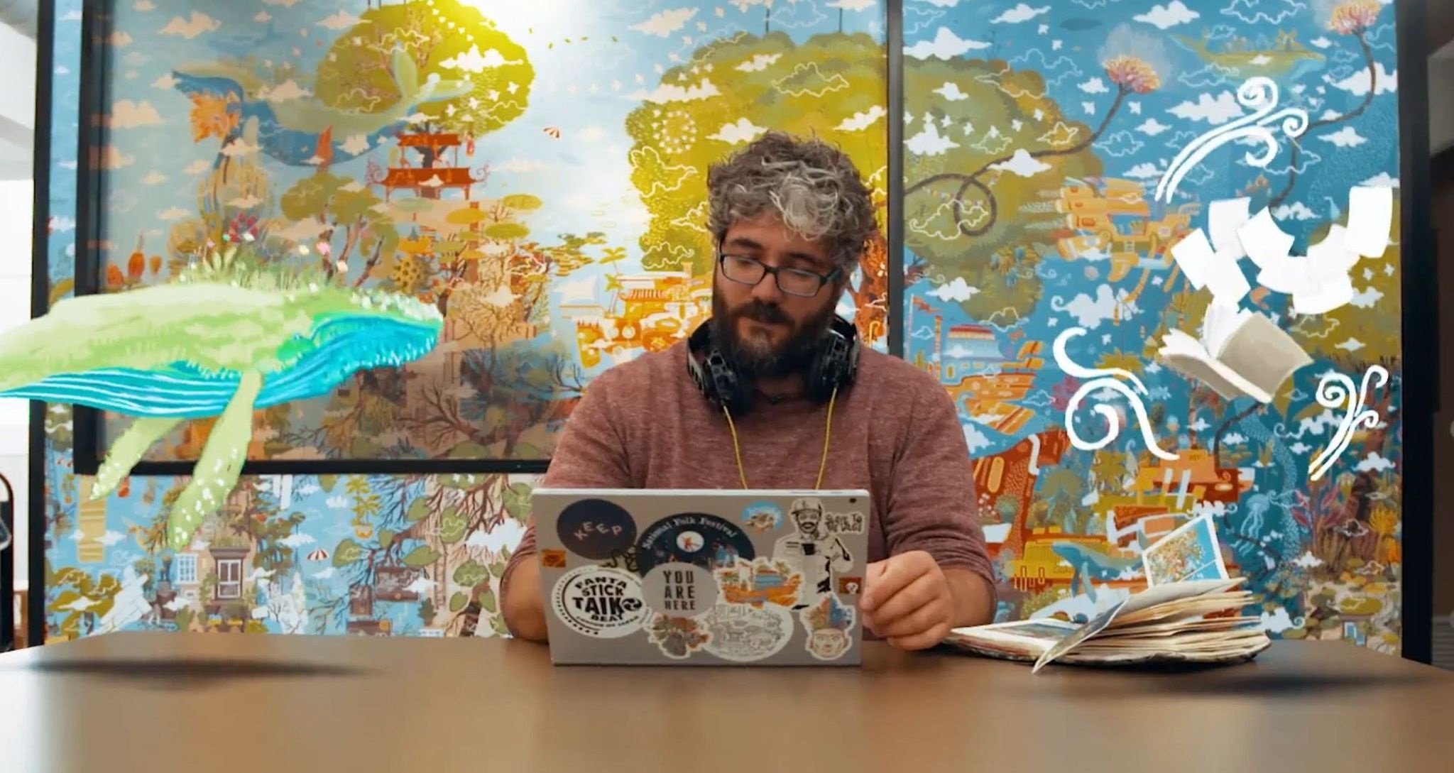Artist turns up the volume at Belconnen Library | This is Canberra